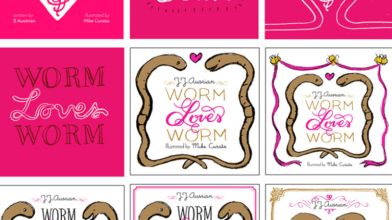 Mike Curato's Design Process for Worm Loves Worm | All The Wonders